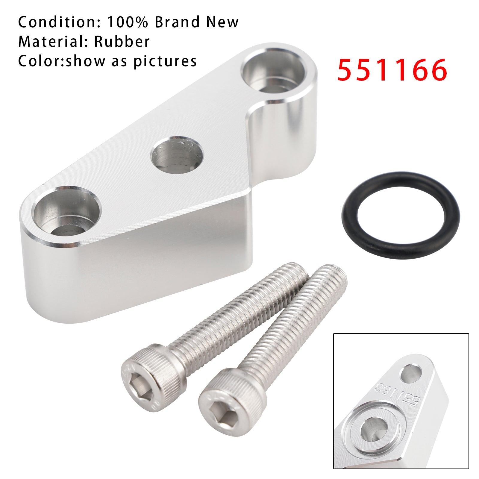 Oil Pressure Sensor Adapter Port 551166 For Gen 5 LT Valley Pan - M12 ...