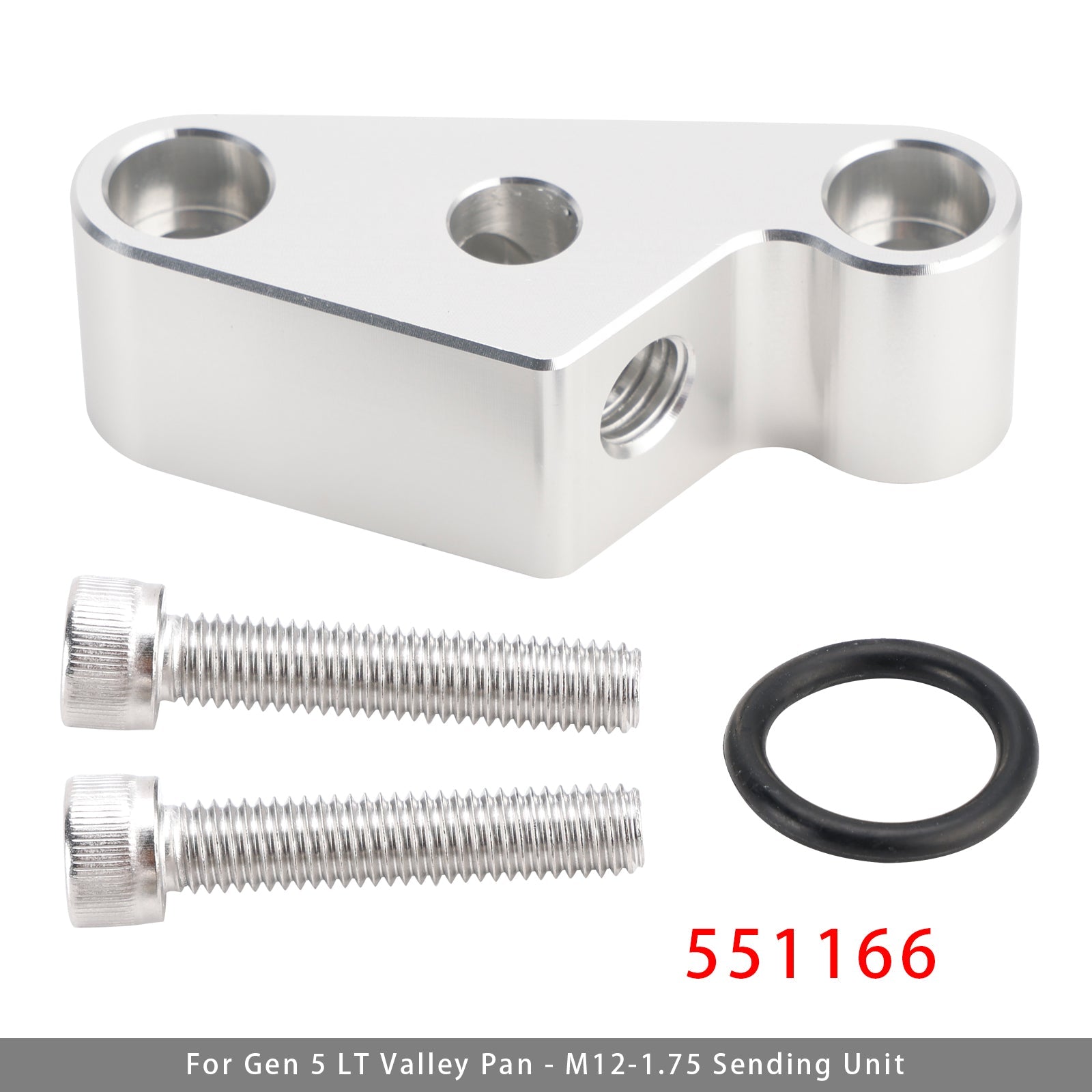 Oil Pressure Sensor Adapter Port 551166 For Gen 5 LT Valley Pan - M12 ...