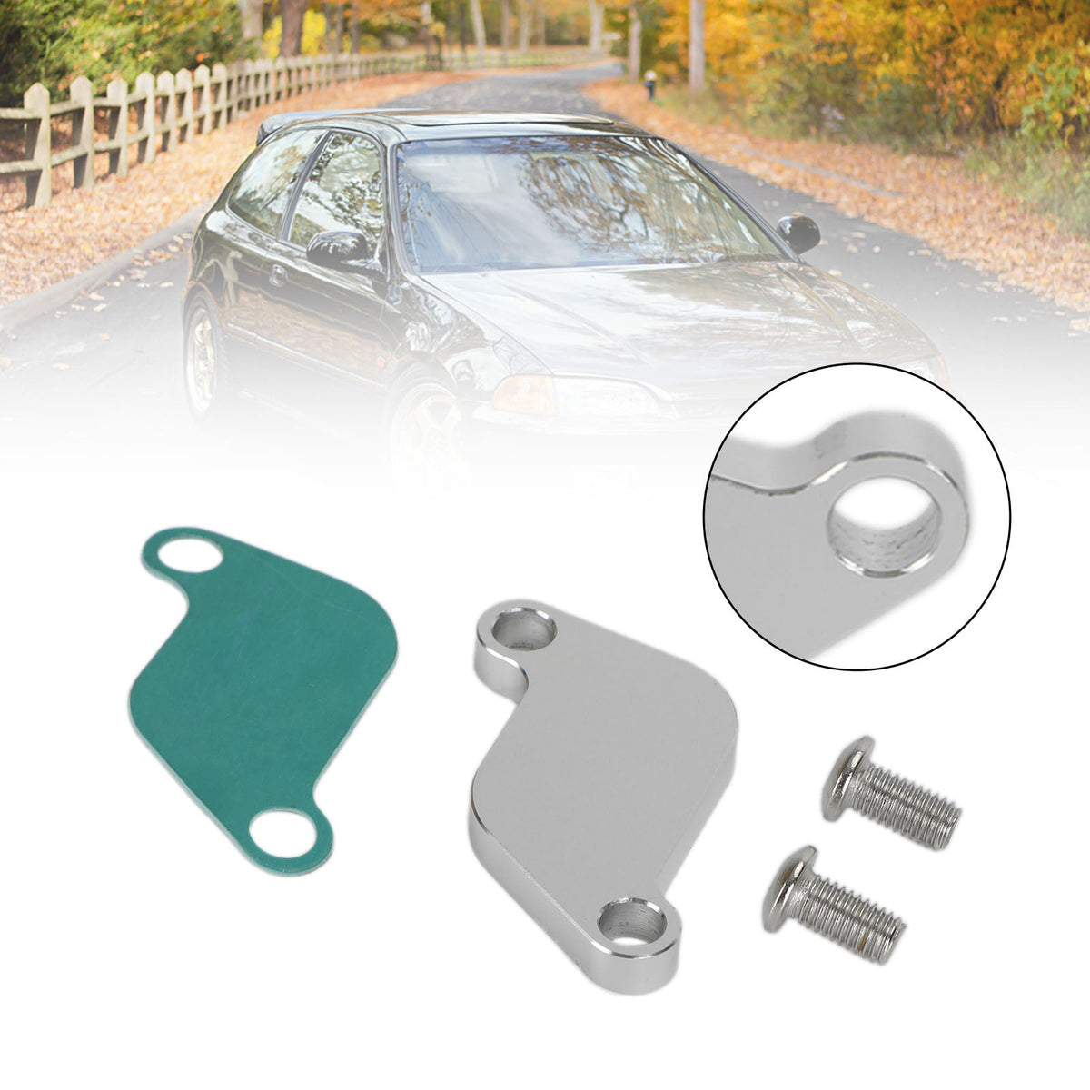 1992-2000 Honda Civic EGR Delete Plate IAC Idle Air Control | JCarPart