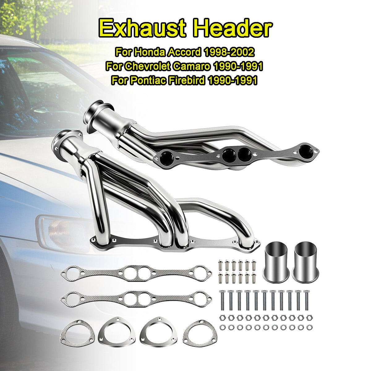 1990-1991 Pontiac Firebird Small Block Header Shorty Exhaust Manifold ...