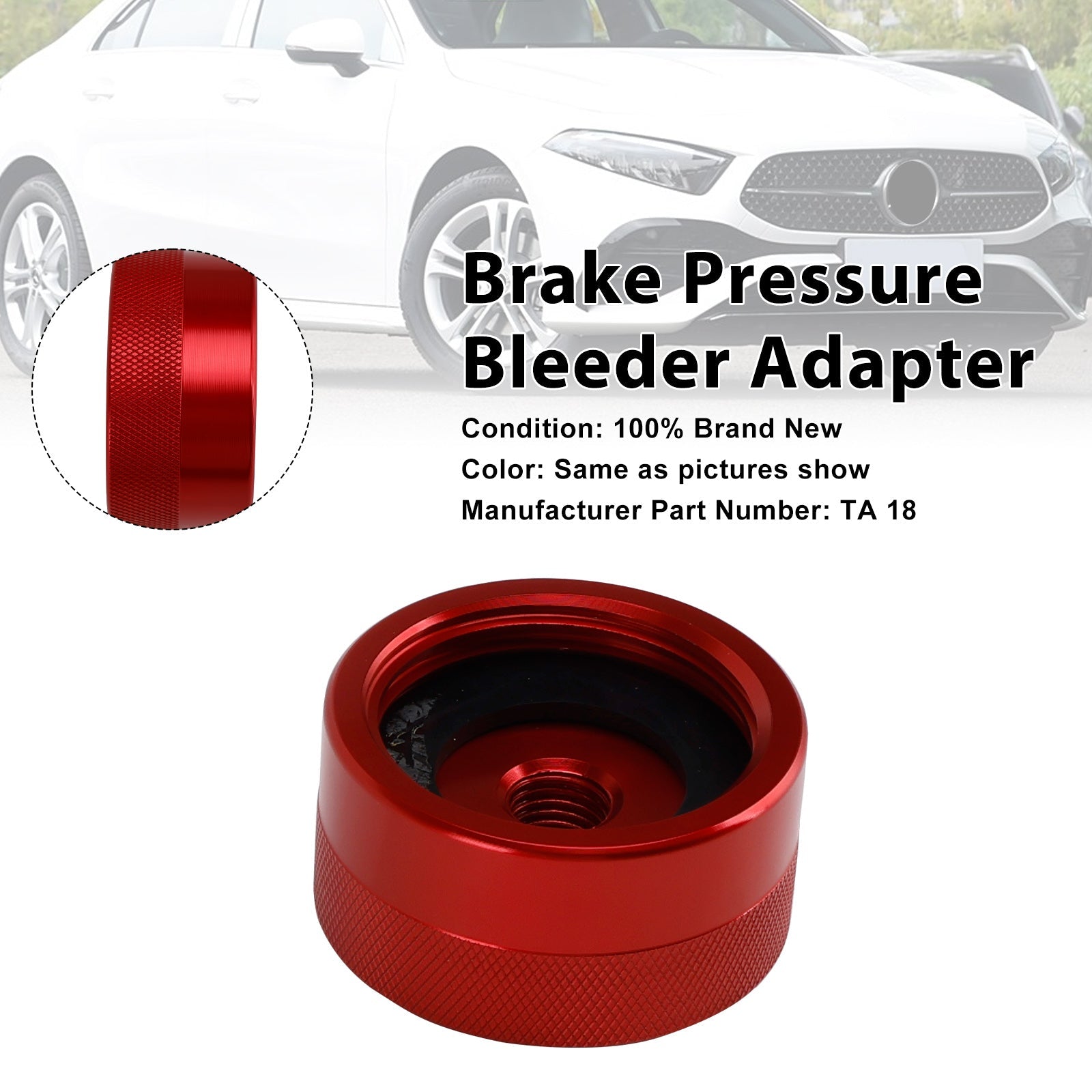 Specialty Tool Brake Pressure Bleeder Adapter TA18 Fit Mercedes Benz ...