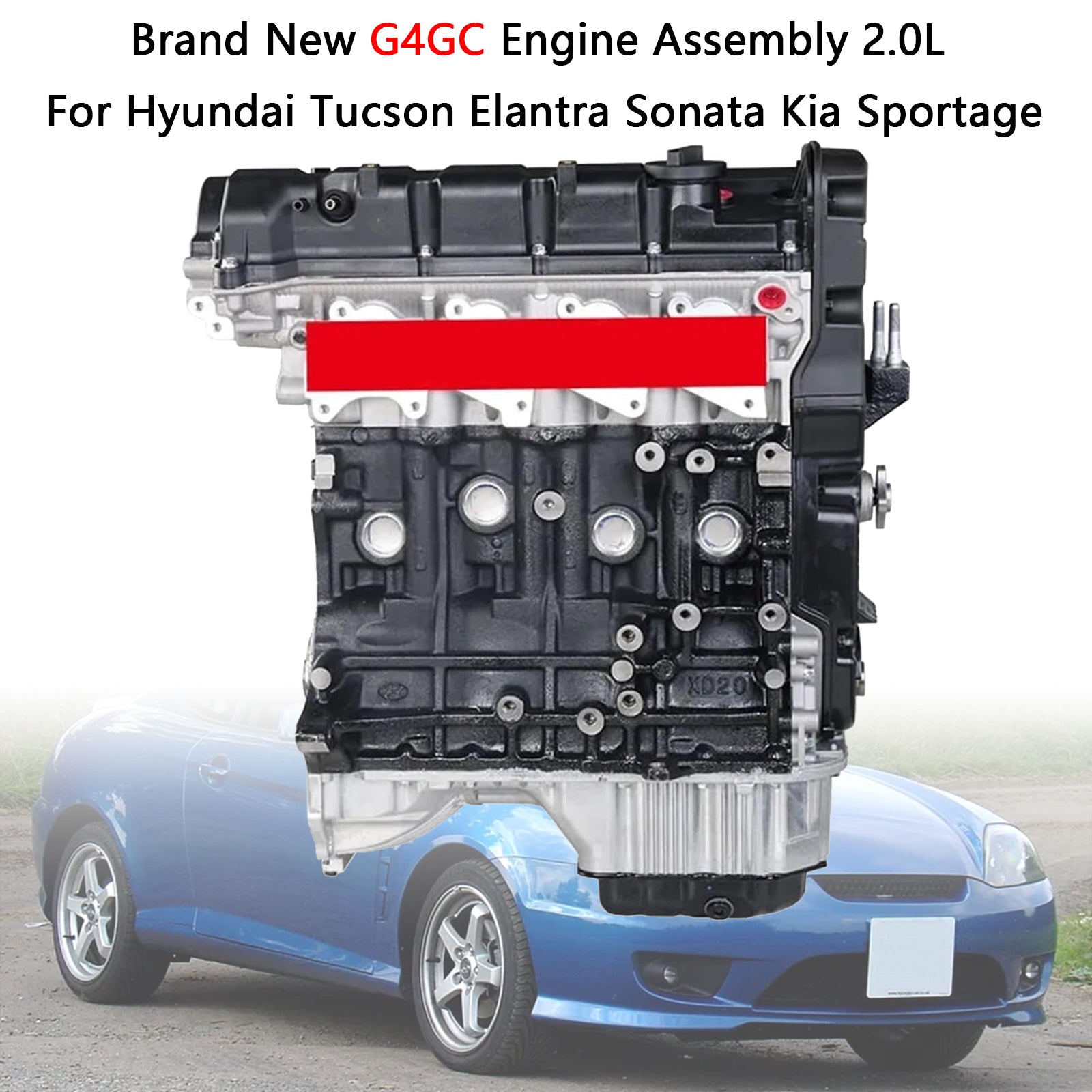New G4GC Engine Assembly 2.0L For Hyundai Tucson Elantra Sonata Kia Sp ...