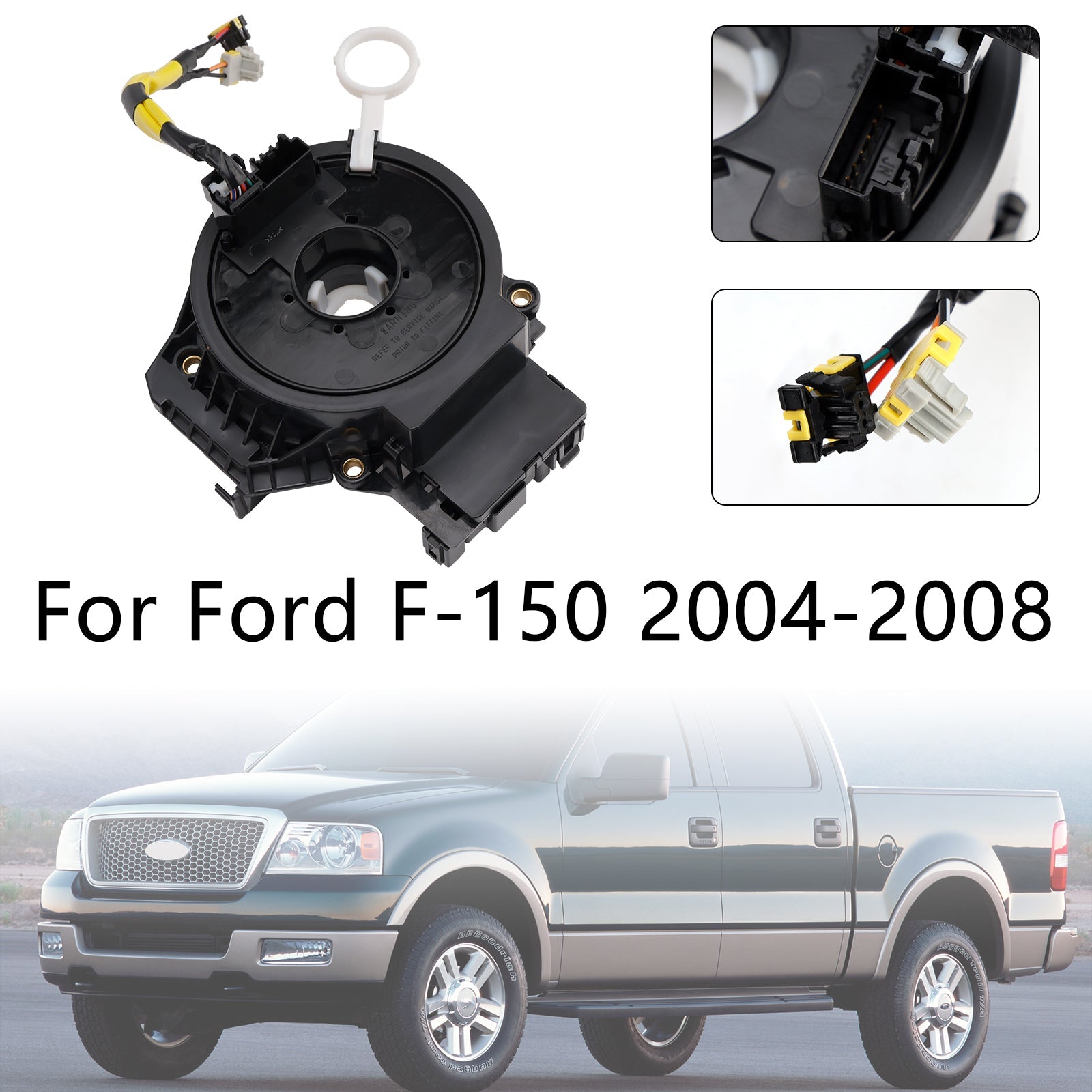 Steering Wheel Spiral Cable Clock Spring 8L3Z-14A664-A For Ford F-150 ...