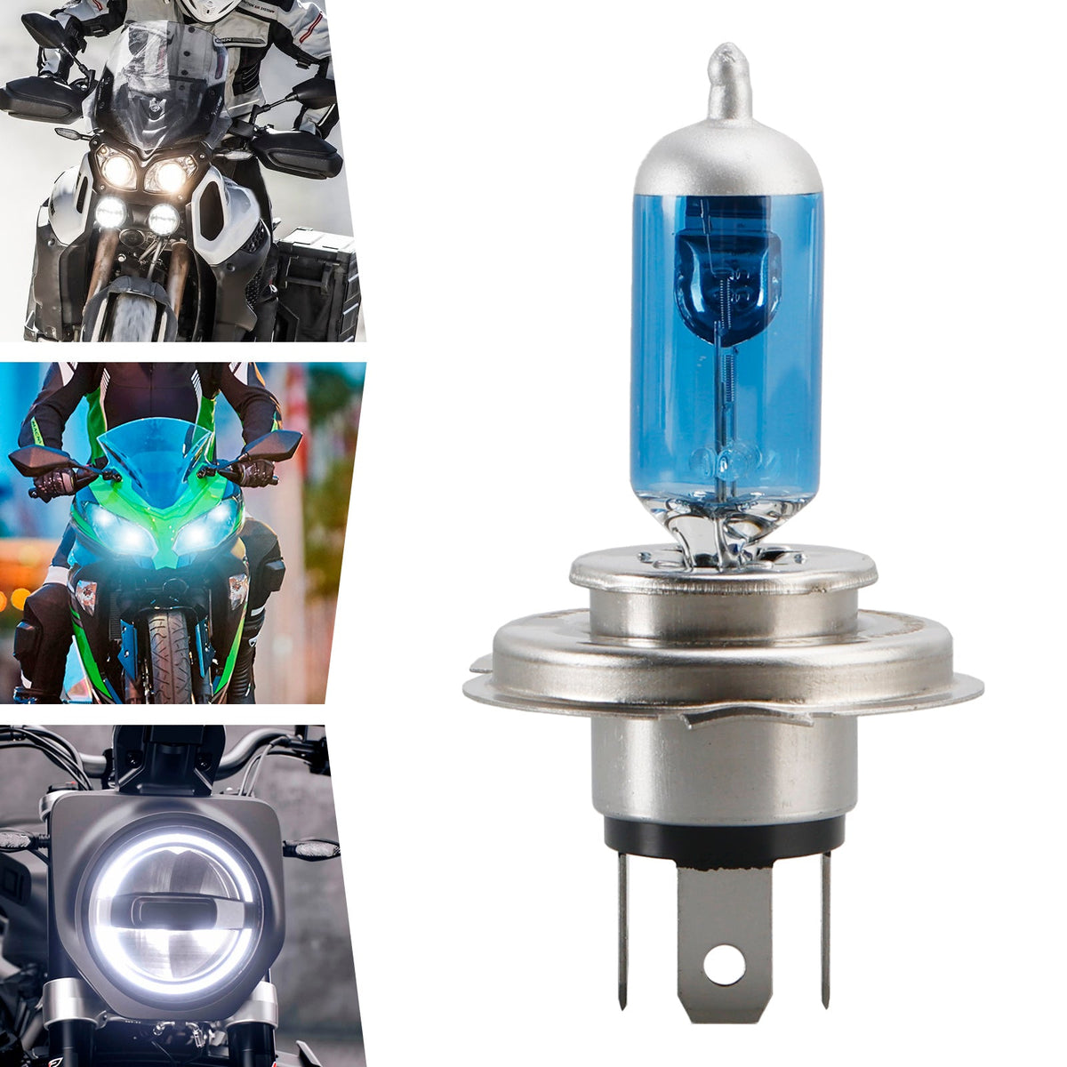 OSRAM Motorcycle Lamp Cool Blue Hyper HS1 PX43T 12V 45/40W 62185CBH-01 ...