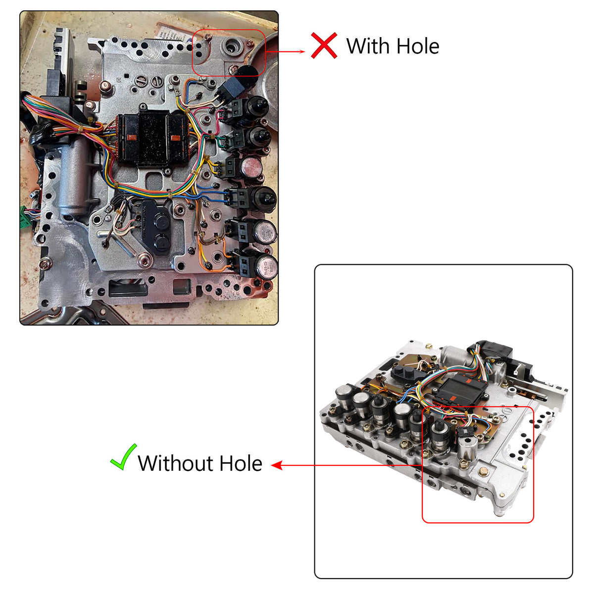 2004–2015 Nissan Titan RE5R05A Ventilkörper-Magnetventil mit TCM | JCarPart