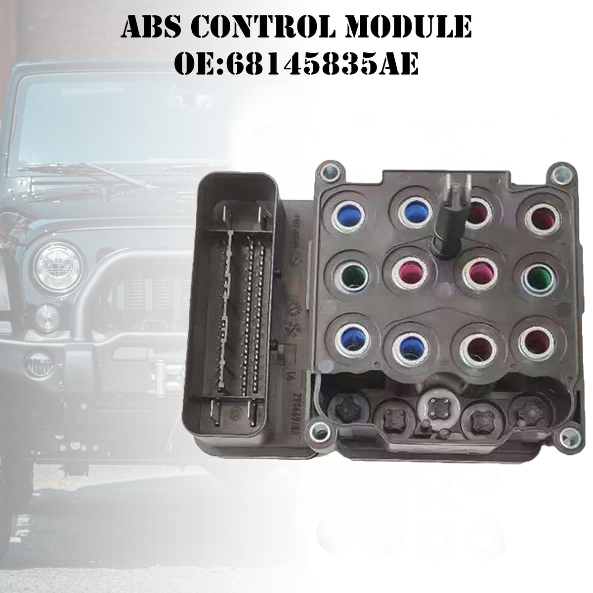 2012-2014 Jeep Wrangler 3.6L Genuine Unprogrammed ABS Control Module 6 ...
