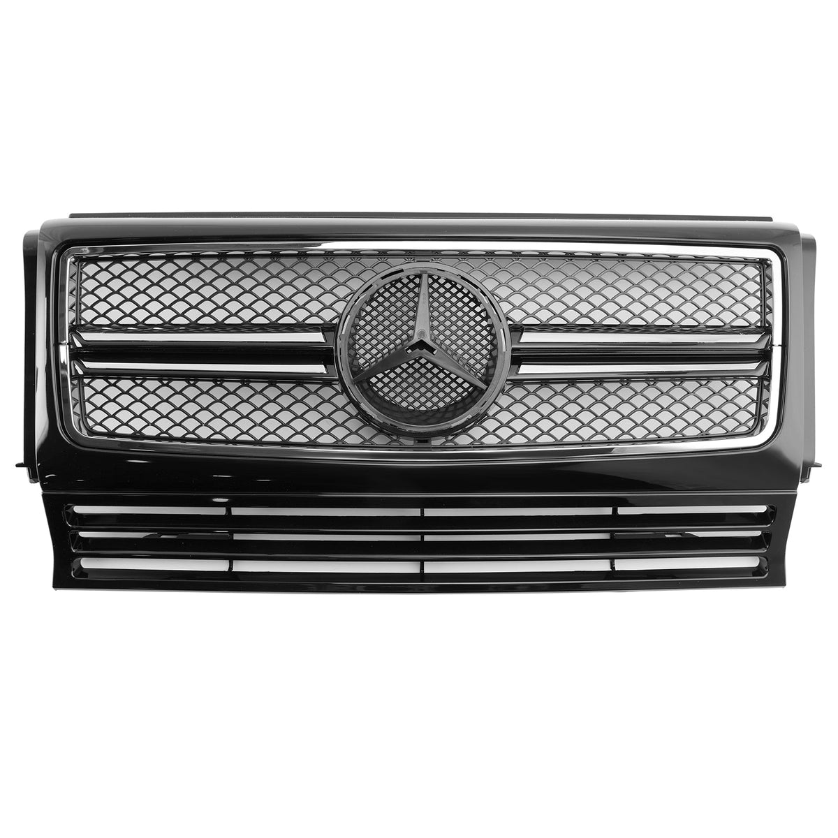 1990-2018 Mercedes Benz G-Class W463 Chrome Black Front Bumper Grill G ...