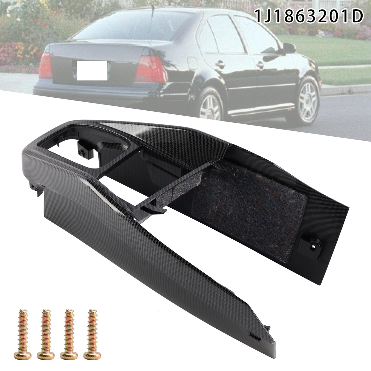 1999-2005 Volkswagen Golf Jetta Carbon Fiber Pattern Car Center Consol ...