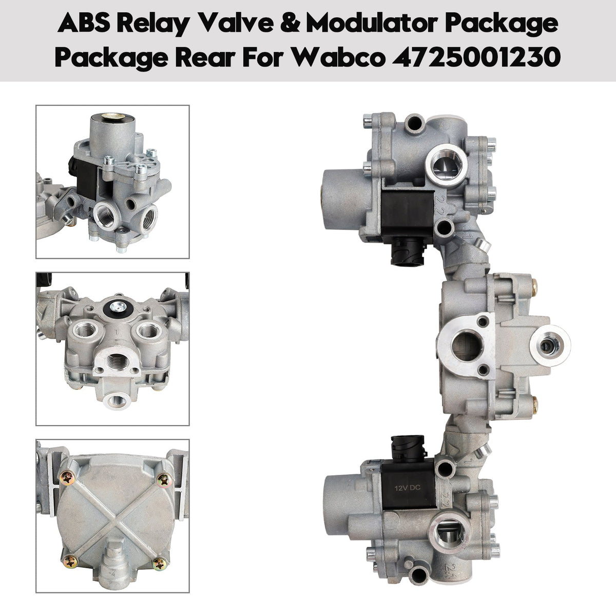 Wabco ABS Relay Valve & Modulator Package Package Rear 4725001230 Gene ...