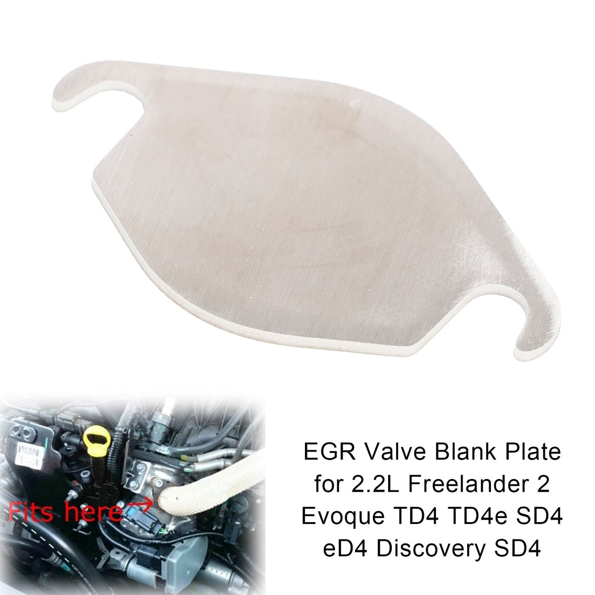 2007 Land Rover 2.4 EGR Valve Blank Plate | JCarPart