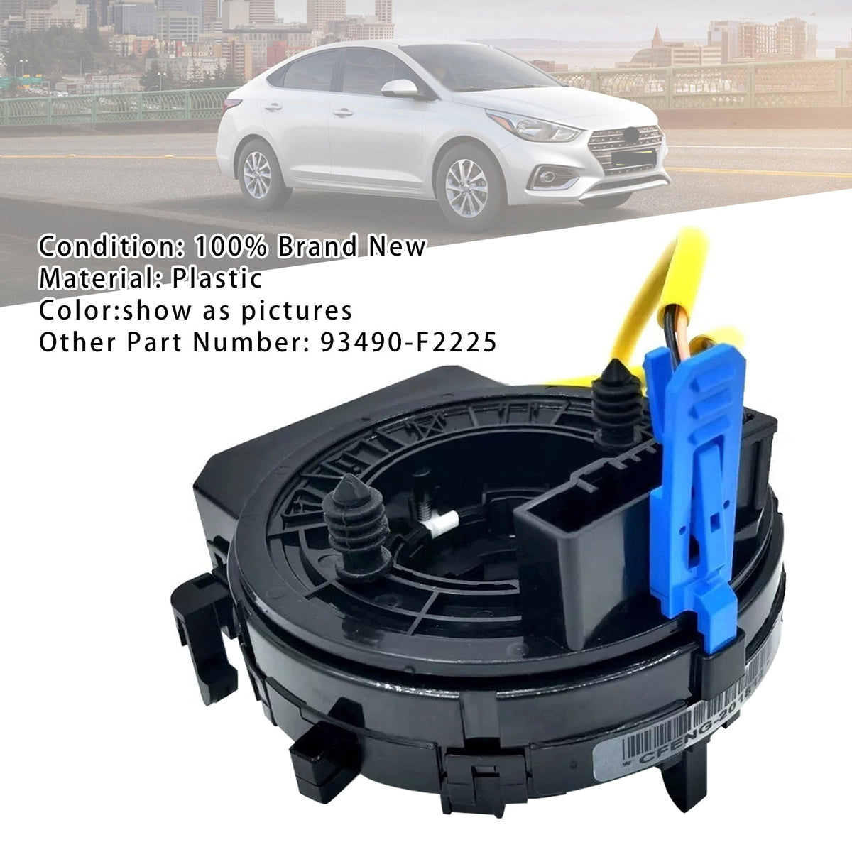 2024 Kia Forte Clock Spring 93490-F2225 93490G3140 Generic | JCarPart
