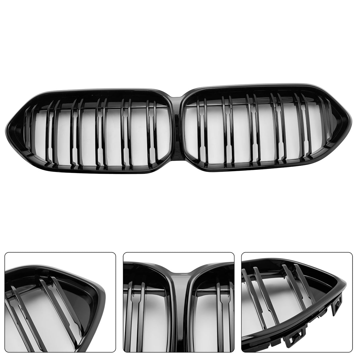 2020-2023 BMW 2 Series F44 Coupe M Gloss Black Front Bumper Grill Gril ...