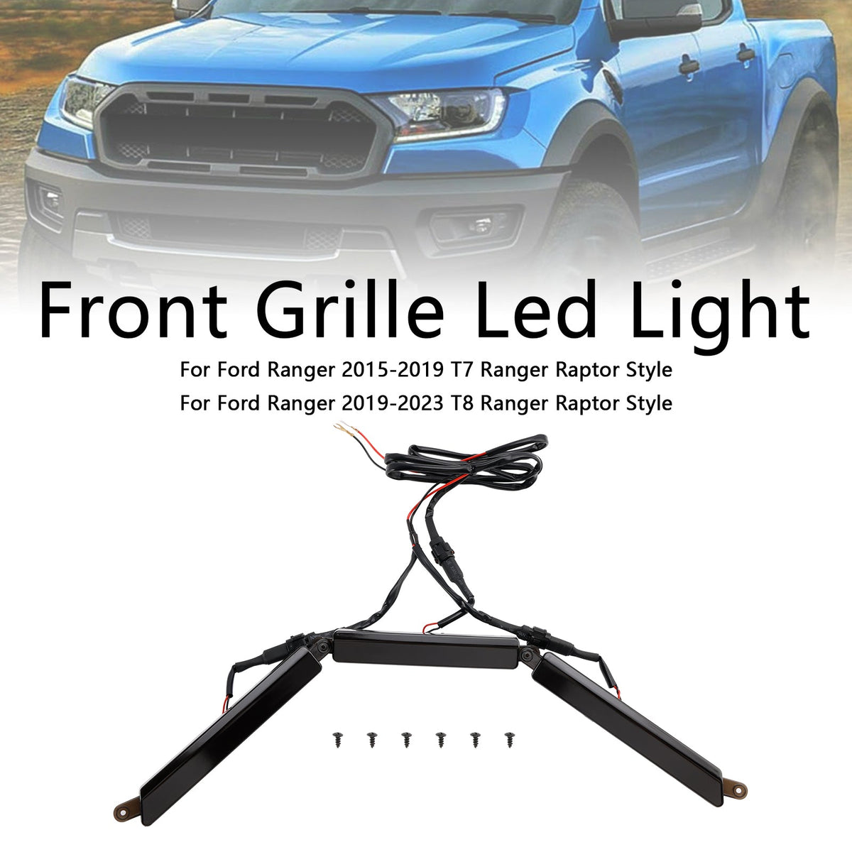 2019-2023 Ford Ranger Limited or XL/XLT model Front Bumper Grille Gril ...