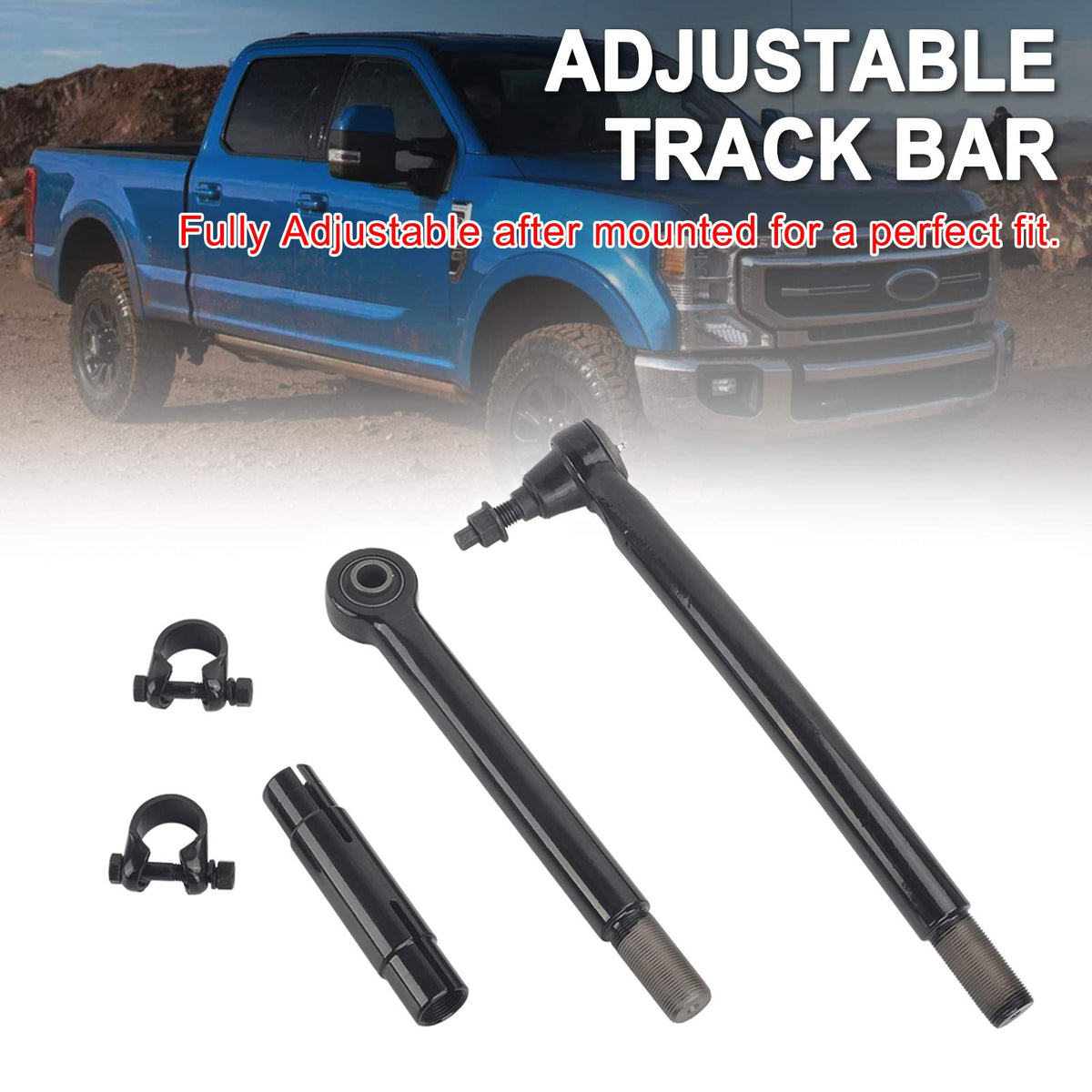 2017-2021 Ford F250 Super Duty 4X4 4WD Front Adjustable Track Bar Lift ...
