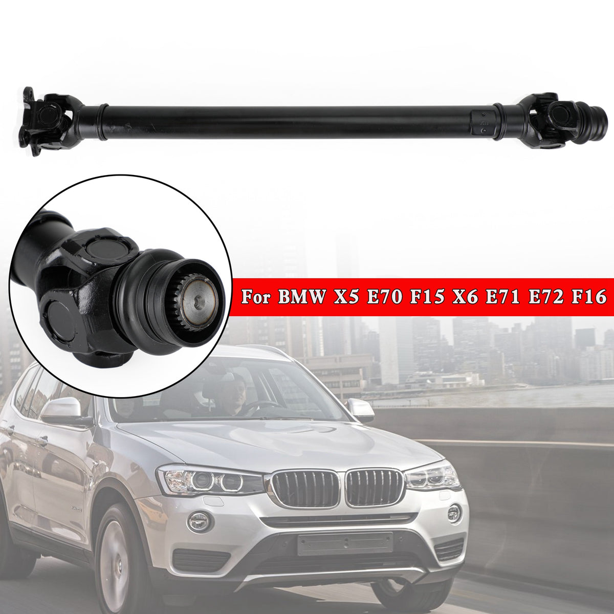 BMW X5 E70 2006-2013 710mm Front Propshaft 26208605866 26207597649 Fed ...