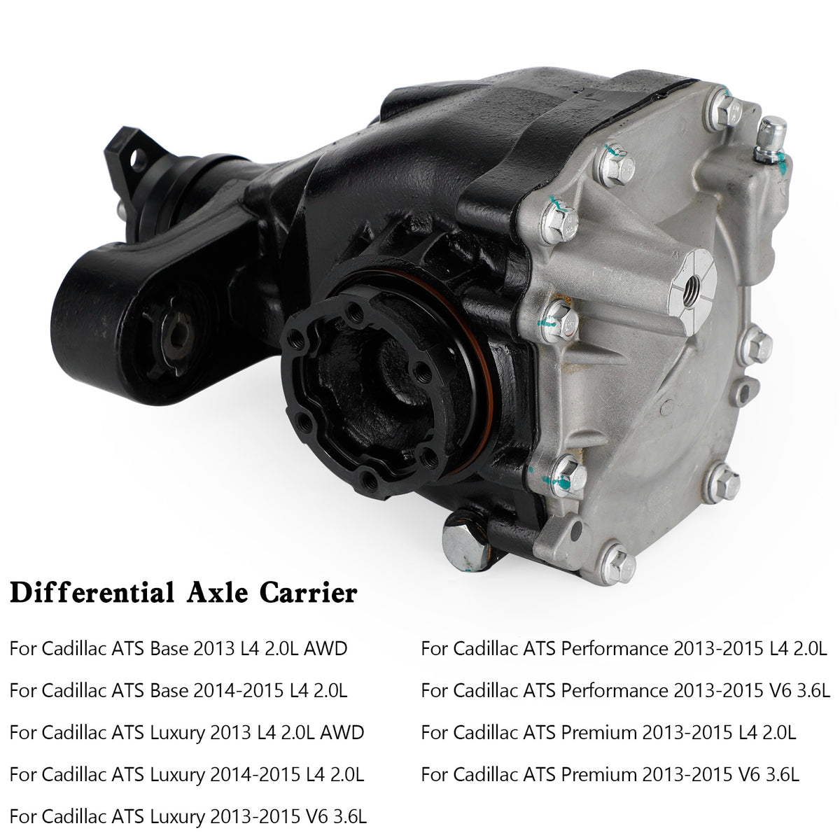 Cadillac ATS Premium Luxury 2017-2019 V6 3.6L Rear Differential Axle C ...