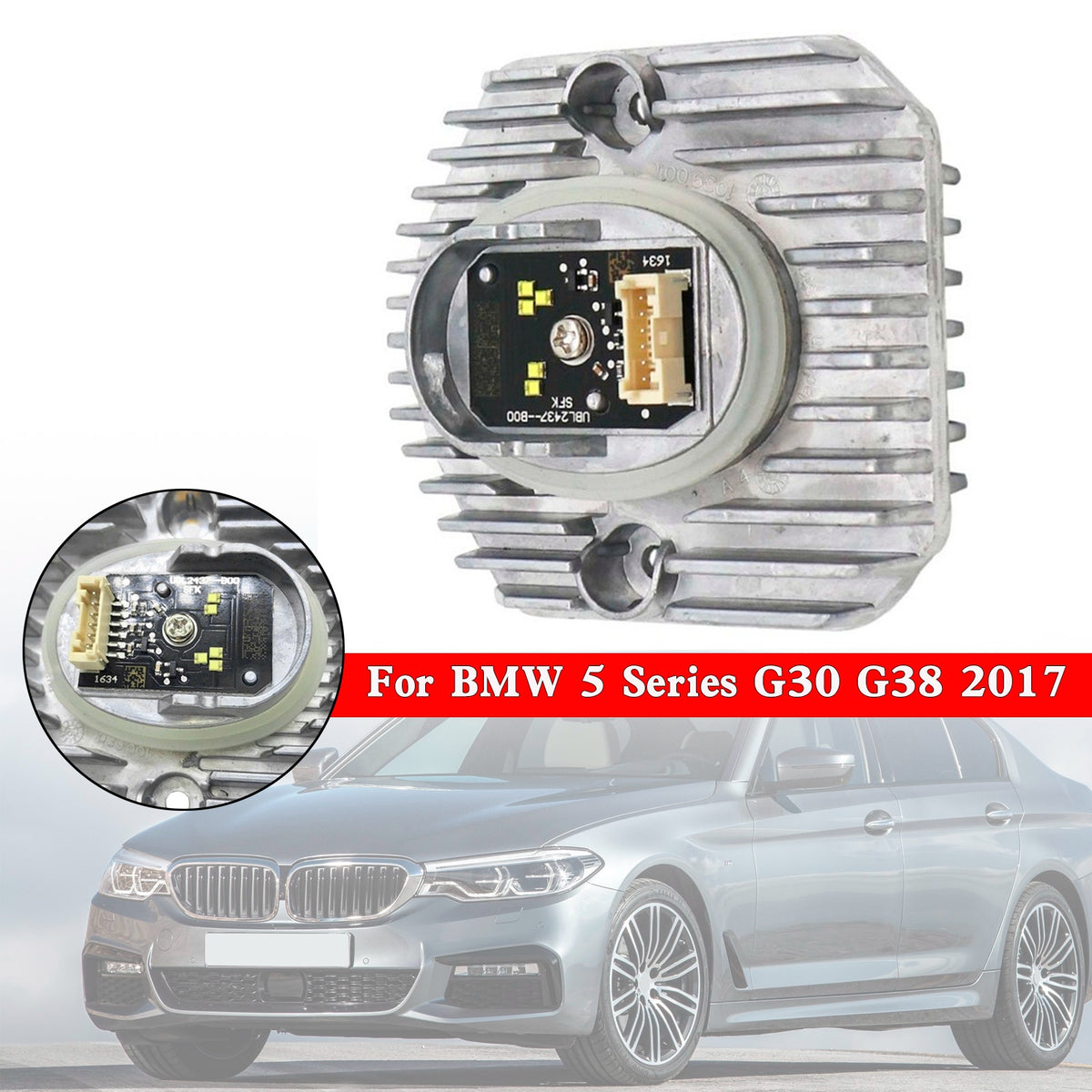 Left 63117214939 LED DRL Light Control Unit 7214939 For BMW 5 Series G ...