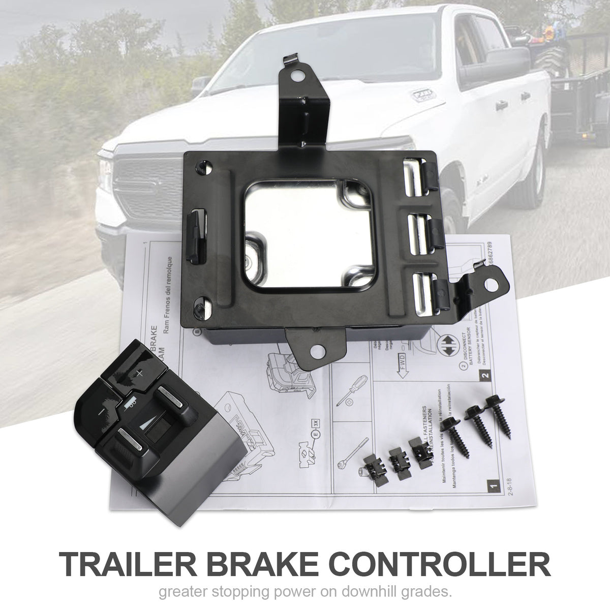 2019-2022 Ram 1500 82215278AE DT Integrated Trailer Brake Controller ...