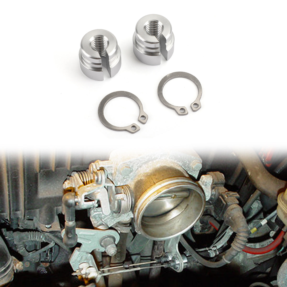 BMW E30 E34 E28 E39 E36 M20 M30 M50 S14 Billet Aluminum Throttle Bushi ...