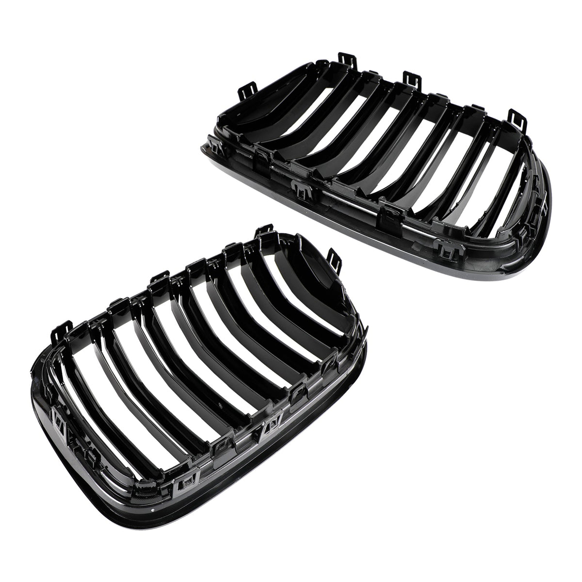 2010-2014 BMW X3 F25 Pre-facelift Gloss Black Front Bumper Kidney Gril ...